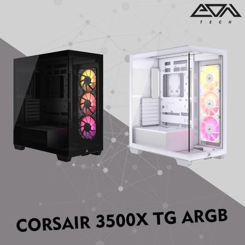 Jual CORSAIR 3500X TG ARGB PC Gaming Case | Casing E-ATX Mid-Tower ...