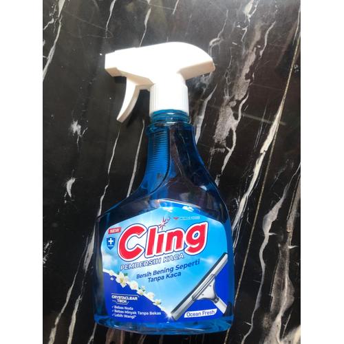 Jual CLING PEMBERSIH KACA OCEAN FRESH - LEMON FRESH - 440ML - KEMASAN ...