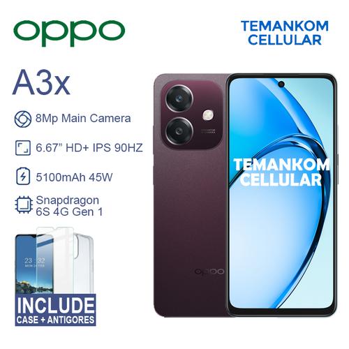 Jual Oppo A3x 8GB RAM baru 4/128 4+4 extend RAM 4GB 128GB Military ...