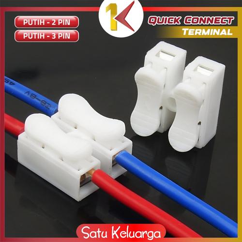 Jual SK-C1077 Konektor Kabel Listrik 2pin 3pin Quick Connect Terminal ...