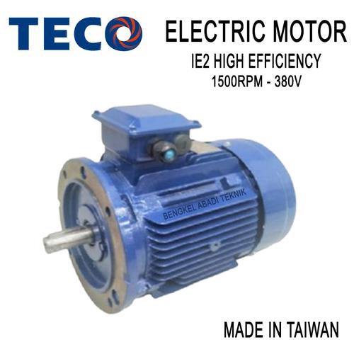 Jual ELECTRIC MOTOR TECO (IE2) 2.2KW 3HP 1500RPM 4POLE 3PHASE B5 FLANGE MOUNTED - Jakarta Barat ...