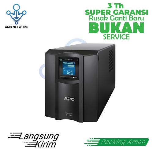Promo UPS APC 600 Watt SMC1000IC C 1000VA LCD 230V with SmartConnect ...