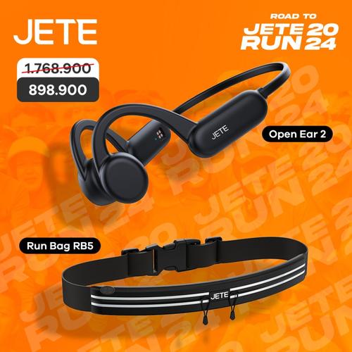 Promo Headset Bluetooth JETE Open Ear 2 Bone Conduction Bundle Run Bag ...