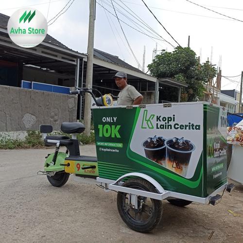 Jual invoice pre-order Gerobak Sepeda Listrik Pujasera Kopi Keliling ...
