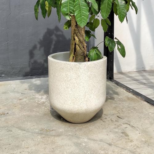 Jual POT TERRAZZO PUTIH 50 Pointed | Pot Tanaman - Pot Tanaman Hias ...