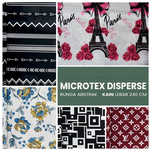 Jual KAIN MICROTEX DISPERSE BUNGA TABUR ABSTRAK KAIN SPREI METERAN PART ...