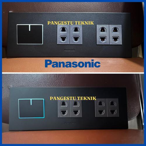 Jual Panasonic Saklar Besar Plus Empat Stop Kontak Universal Style ...