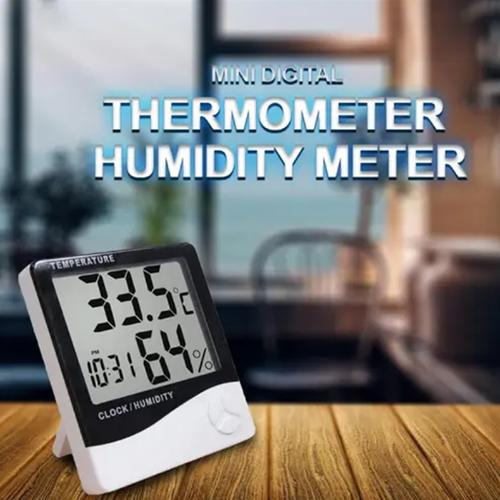 Jual Termometer Digital Suhu Temperature Luar Dalam Ruangan + Humidity ...