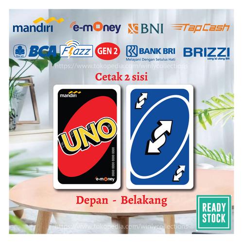 Jual KARTU EMONEY ETOLL MANDIRI BCA BNI BRI UNO CARD REVERSE BIRU GAME ...