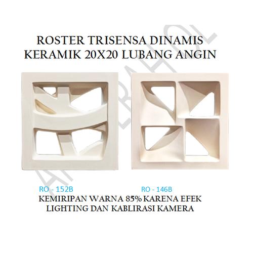 Jual LUBANG ANGIN TRISENSA ROSTER DINAMIS KERAMIK 20X20 // Lubang Angin ...