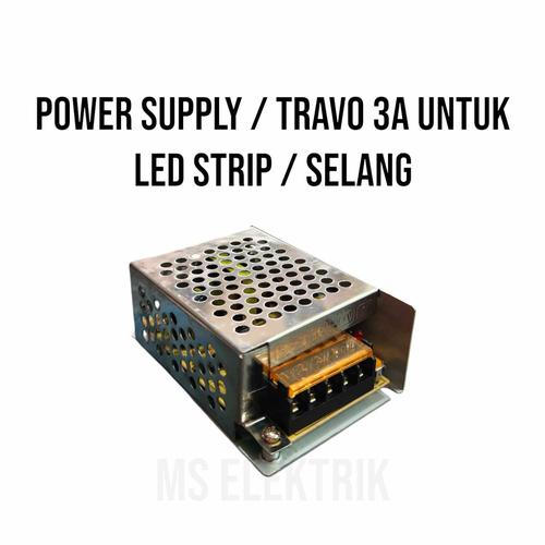 Promo Power Supply Adaptor Switching Trafo LED Strip 12V 3A - Kota Depok - MS ELECTRIK | Tokopedia