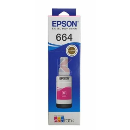 Jual Tinta Epson T664 T6643 T 664 6643 Magenta Cartridge Original Ori ...