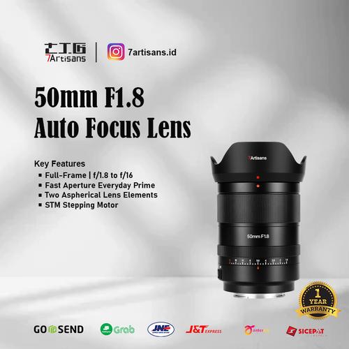 Promo 7artisans 50mm F1.8 AF Full Frame Lens for Mirrorless Camera - Nikon Z Cicil 0% 3x ...