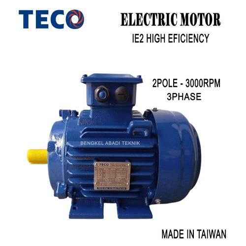 Jual ELECTRIC MOTOR TECO AESV2S (IE2) 1.1KW 1.5HP 3000RPM 2POLE 3PHASE ...