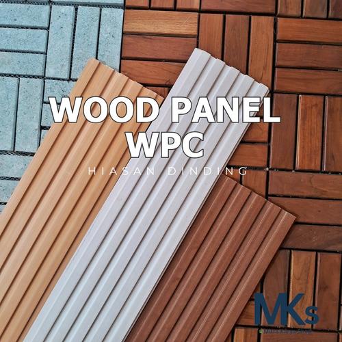 Jual Wood Panel - Wall Panel WPC 100cm - CH150-Putih - Kab. Bogor ...