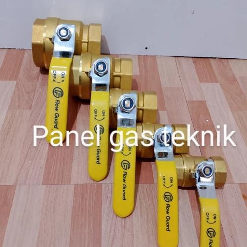 Jual ball valve gas merek flow guard 1/4" - Jakarta Barat - Panel Gas teknik | Tokopedia