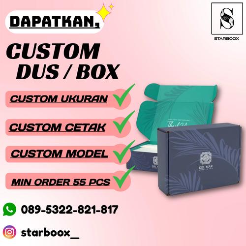 Jual KARDUS/DUS/BOX CUSTOM CETAK FULL COLOR BERBAGAI UKURAN DAN MODEL ...