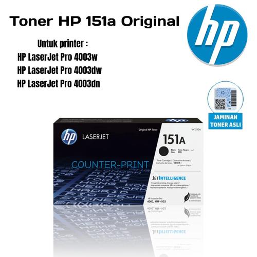 Jual Toner Hp Laserjet 151A black original cartridge - Jakarta Selatan ...