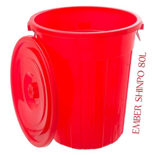 Jual Ember Plastik 80 Liter SHINPO / Ember Air Besar Tutup Plastik ...