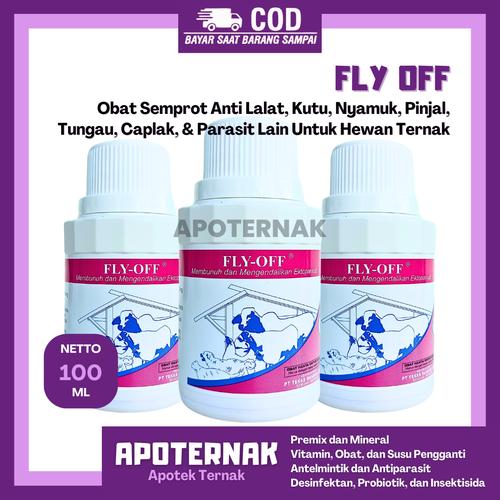 Jual FLY OFF 100ML - Obat Anti Lalat Kutu Nyamuk Pinjal Tungau Caplak ...