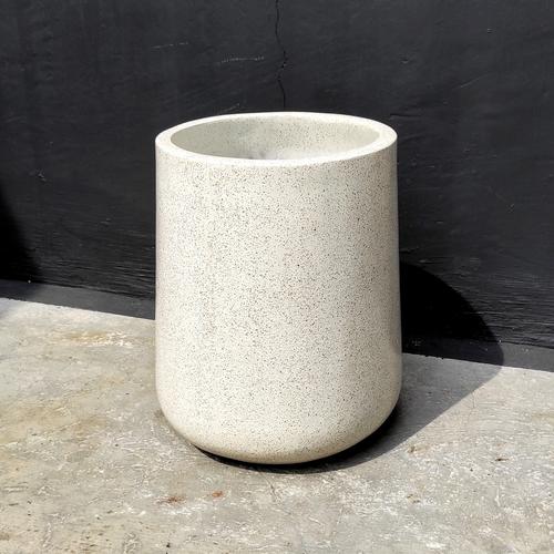 Jual POT TERRAZZO PUTIH 40 Curved | Pot Tanaman - Pot Tanaman Hias ...