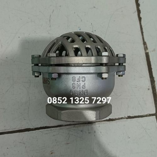 Jual foot valve stainless ss304 4" inch - Drat / screw - Jakarta Utara ...