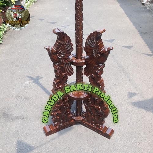 Jual Tiang pataka ukiran burung kayu jati premium - Jakarta Timur ...