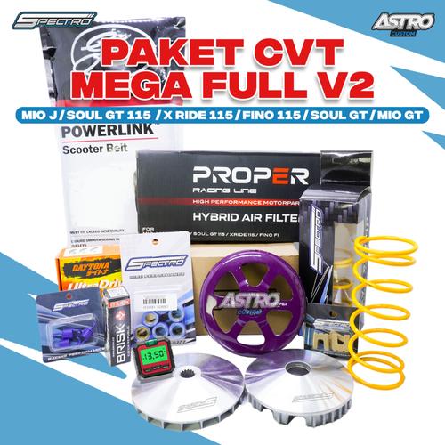 Promo Mega Super Full Upgrade CVT V2 Mio J X Ride Fino Soul GT 115 ...