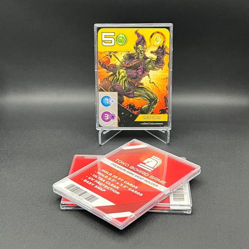 Jual Ultra Clear Mini Snap Card Holder - Cards Sleeve Accessories ...