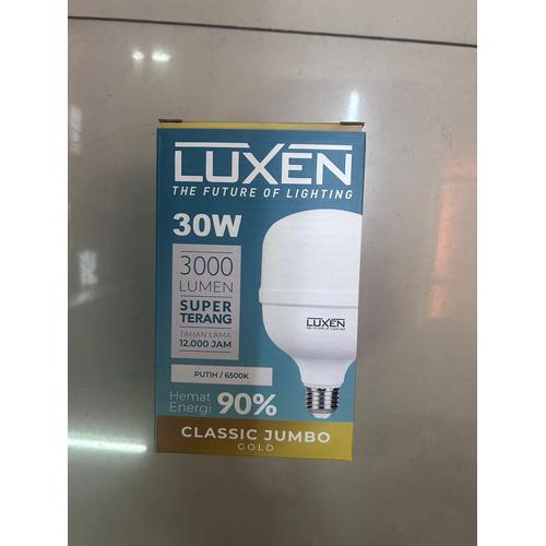 Jual Luxen Lampu LED Classic Jumbo 30 Watt Cahaya Putih dan Kuning ...