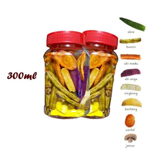 Jual Termurah 300ml Keripik Sayur Mix Premium Keripik Buah Snack Sehat ...