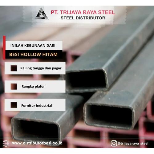 Jual Besi Hollo Hollow Hitam 15 x 30 x 6 Meter - 0.7MM - Kota Tangerang ...