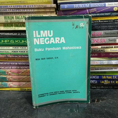 Jual Ilmu Negara Buku Panduan Mahasiswa - max boli Sabon S.H - Jakarta Selatan - Art & Book ...