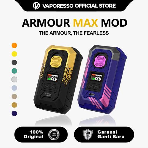 Promo VAPORESSO ARMOUR MAX MOD Vape 0.96" TFT Screen Vape Mod 100% ...