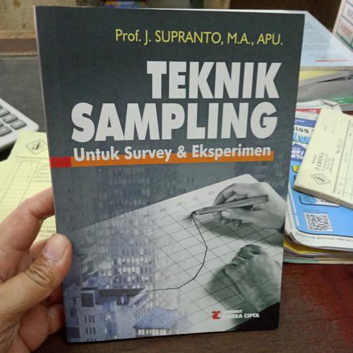 Jual teknik sampling untuk survey dan eksperimen supranto - Jakarta ...