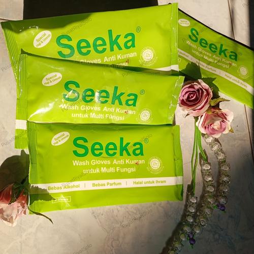 Jual Seeka tissu basah washlap tanpa parfum tanpa alkohol halal ihram ...