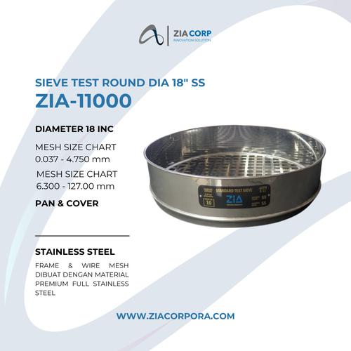 Promo Sieve Test Round Stainless Diameter 18 inc - ZIA 11000 AG - Kota ...
