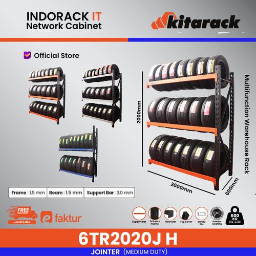 Promo Kitarack Rak Besi Tire Rack Ban Motor Mobil 6TR2020H Jointer Rak ...