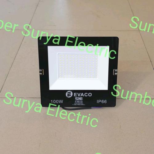 Jual Lampu sorot Evaco 100watt LED Lampu tembak LED 100watt Flood light ...