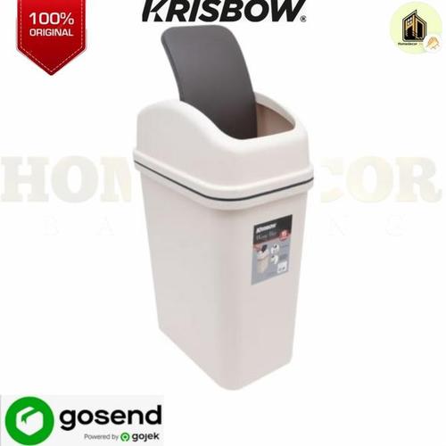 Jual Krisbow 15 Ltr Tempat Sampah Plastik - Krem / dust bin / tempat ...