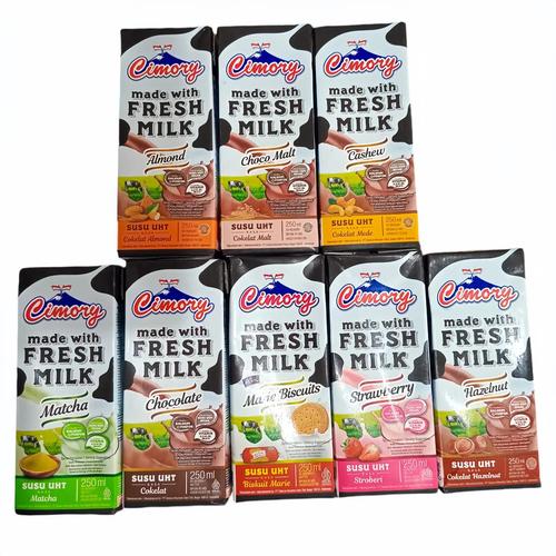 Jual Cimory Fresh Milk UHT Strawberry/Cashew/Chocolate/Almond/Choco ...
