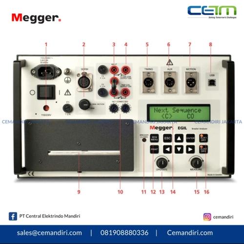 Jual MEGGER EGIL, EGIL200 CIRCUIT BREAKER ANALYZER - EGIL 200 - Jakarta ...