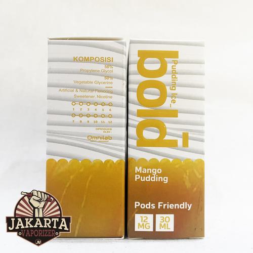Jual PODS FRIENDLY BOLD PUDDING ICE MANGO PUDDING 30ML 12MG BY JOSS ...