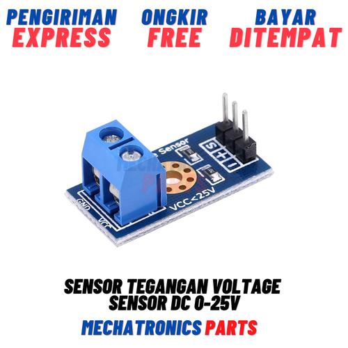 Jual SENSOR TEGANGAN VOLTAGE SENSOR DC 0-25V ARDUINO RASPBERRY PI ...