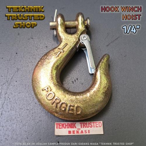 Jual Hook winch hoist with lock 1/4" Cantolan kerekan angkat barang ...