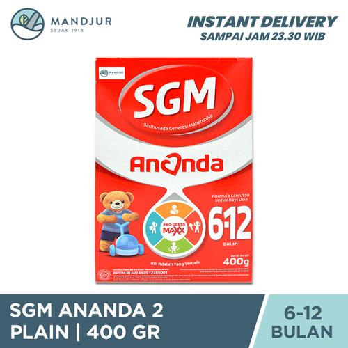 Jual SGM Ananda 2 (6 - 12 Bulan) Formula Bayi Bubuk 400 Gram - Jakarta Pusat - Apotek Mandjur ...