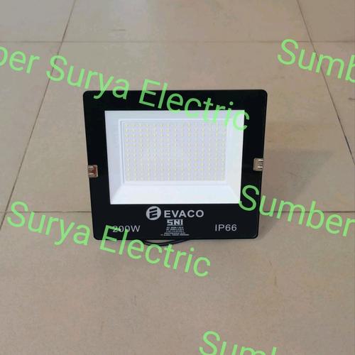 Jual Lampu sorot 200Watt LED Evaco Lampu tembak LED 200Watt Flood light ...