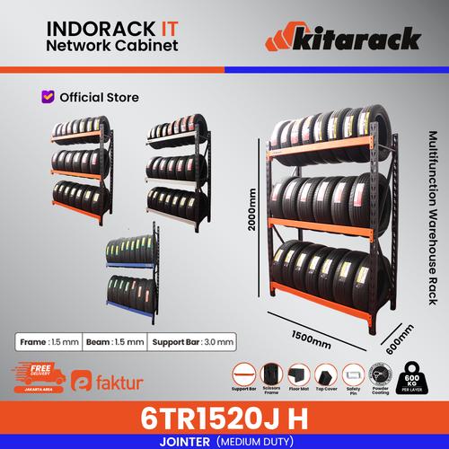 Promo Kitarack Rak Besi Tire Rack Ban Motor Mobil 6TR1520H Jointer Rak ...