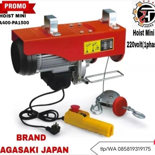 Jual Electric hois mini PA800KG x 20 meter NAGASAKI JAPAN - Jakarta ...