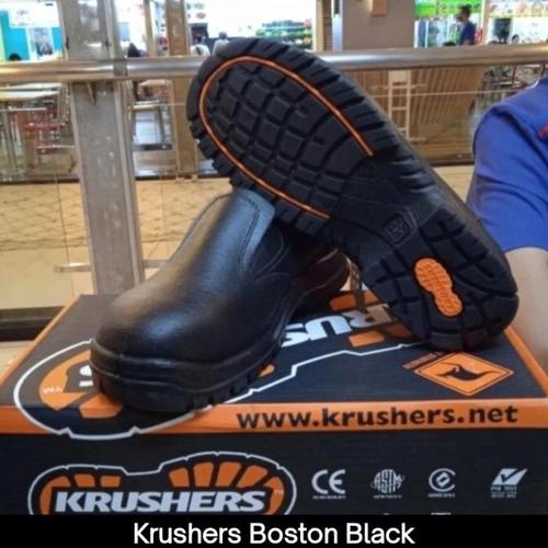 Jual KRUSHERS BOSTON SAFETY SHOES KRUSHER BLACK SEPATU SAFETY SLIP ON ...